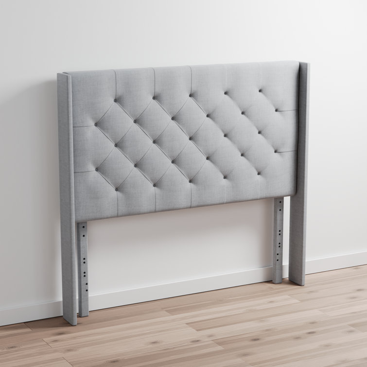 Wayfair grey upholstered headboard store